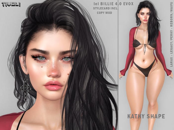 Second Life Marketplace - LEL LELUTKA BILLIE SHAPE 4.0 EVOX / TIVOLI INC